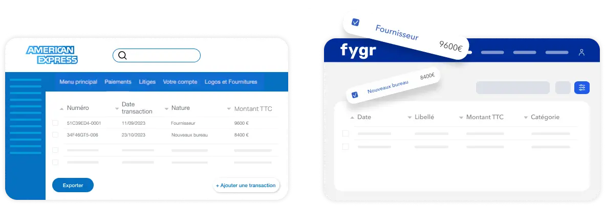 Fygr | Integración American Express | Software de gestión de efectivo